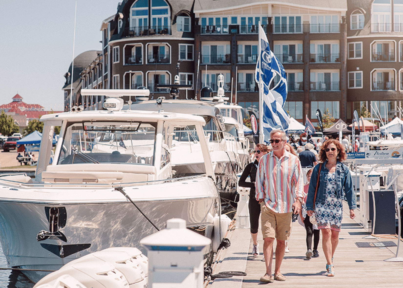 IGUANA YACHTS AT THE BAY HARBOR IN-WATER BOAT SHOW 2023 IN MICHIGAN ...
