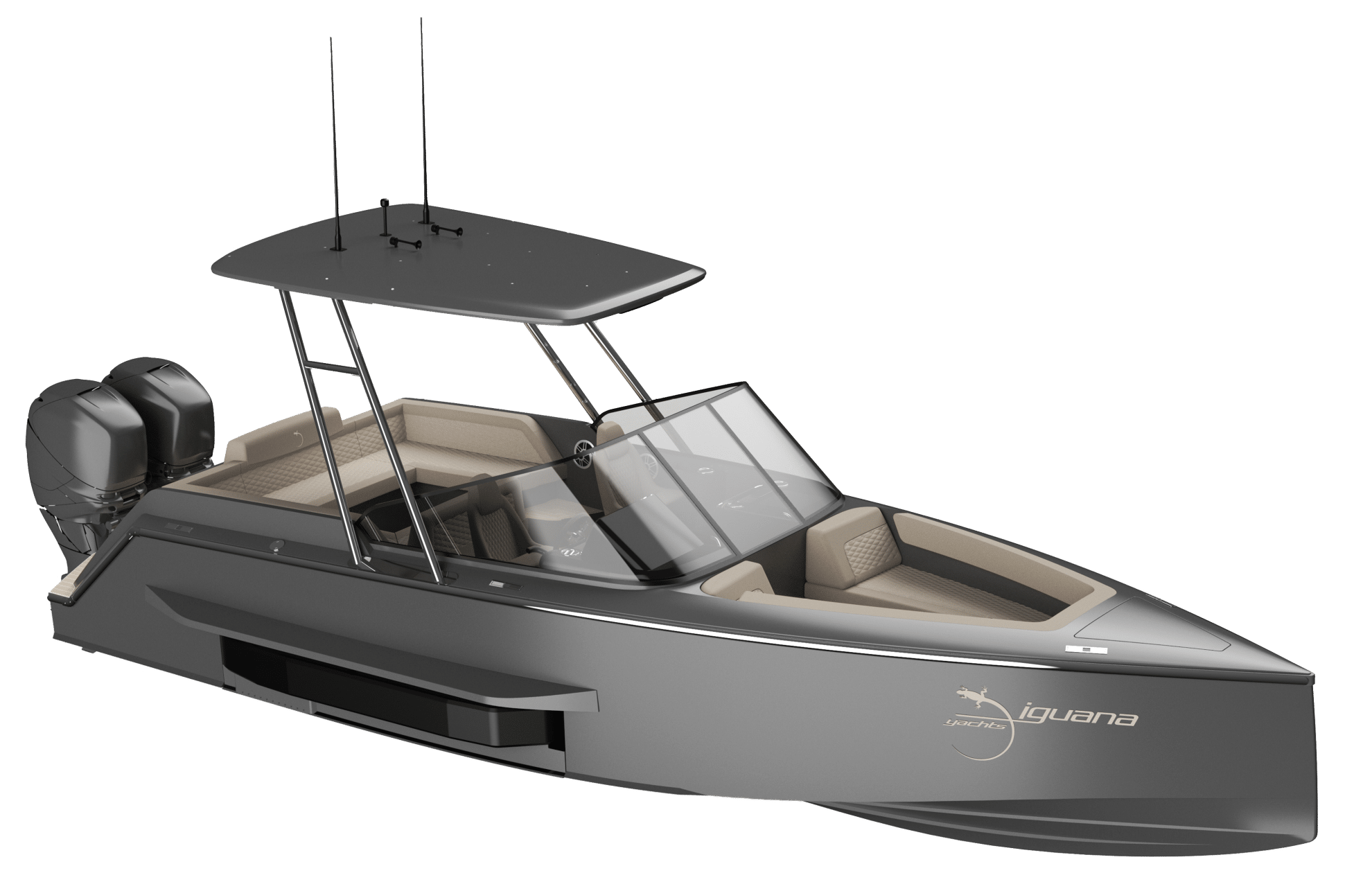 Electric Amphibious Boat Iguana Foiler | Iguana Yachts